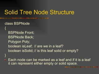 BSPTreesGameEngines-1 | PDF