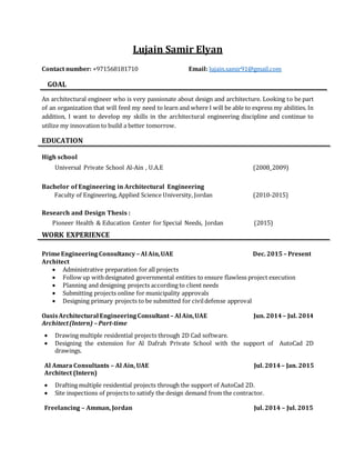 Lujain samir | DOCX | Civil Engineering Industry | Industries