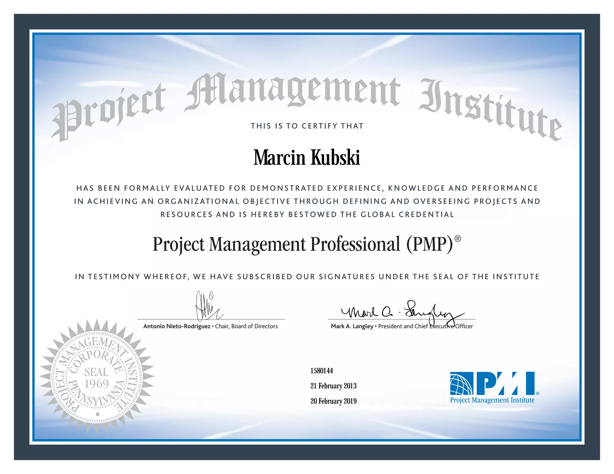 Marcin Kubski PMI PMP new | PDF