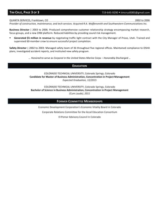 Cruz_Tim_Resume | PDF