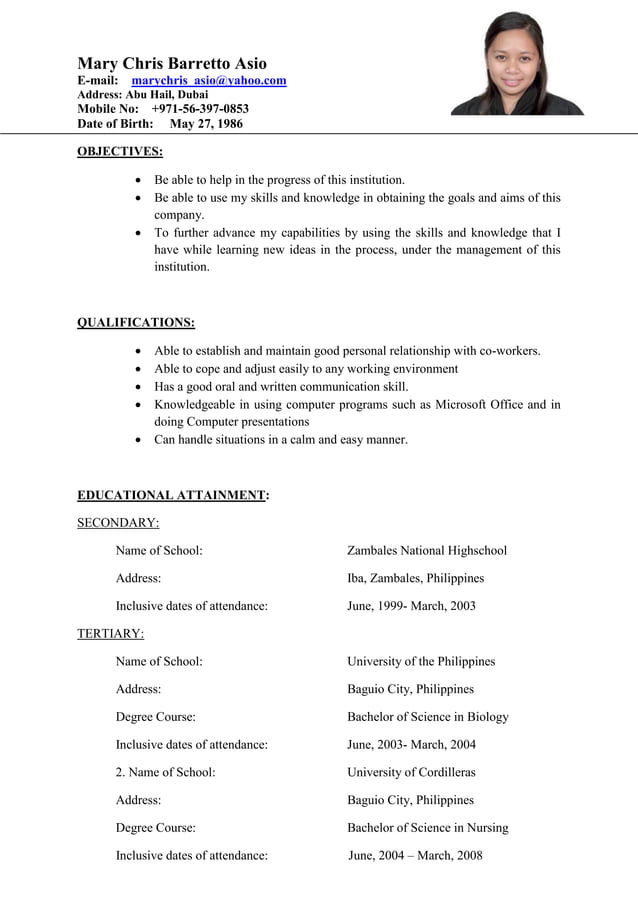 my resume | PDF