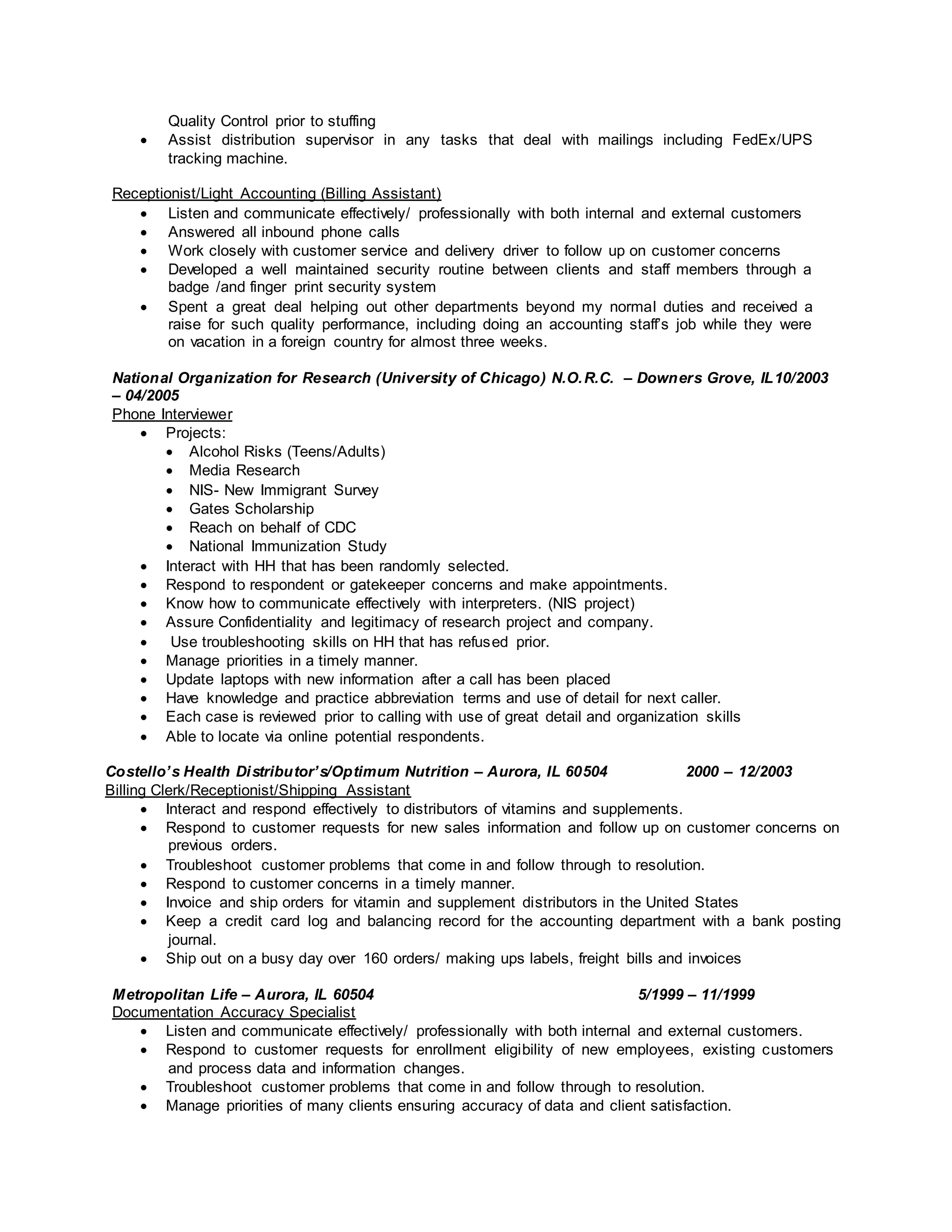 Amanda Cassidy Profile | DOCX