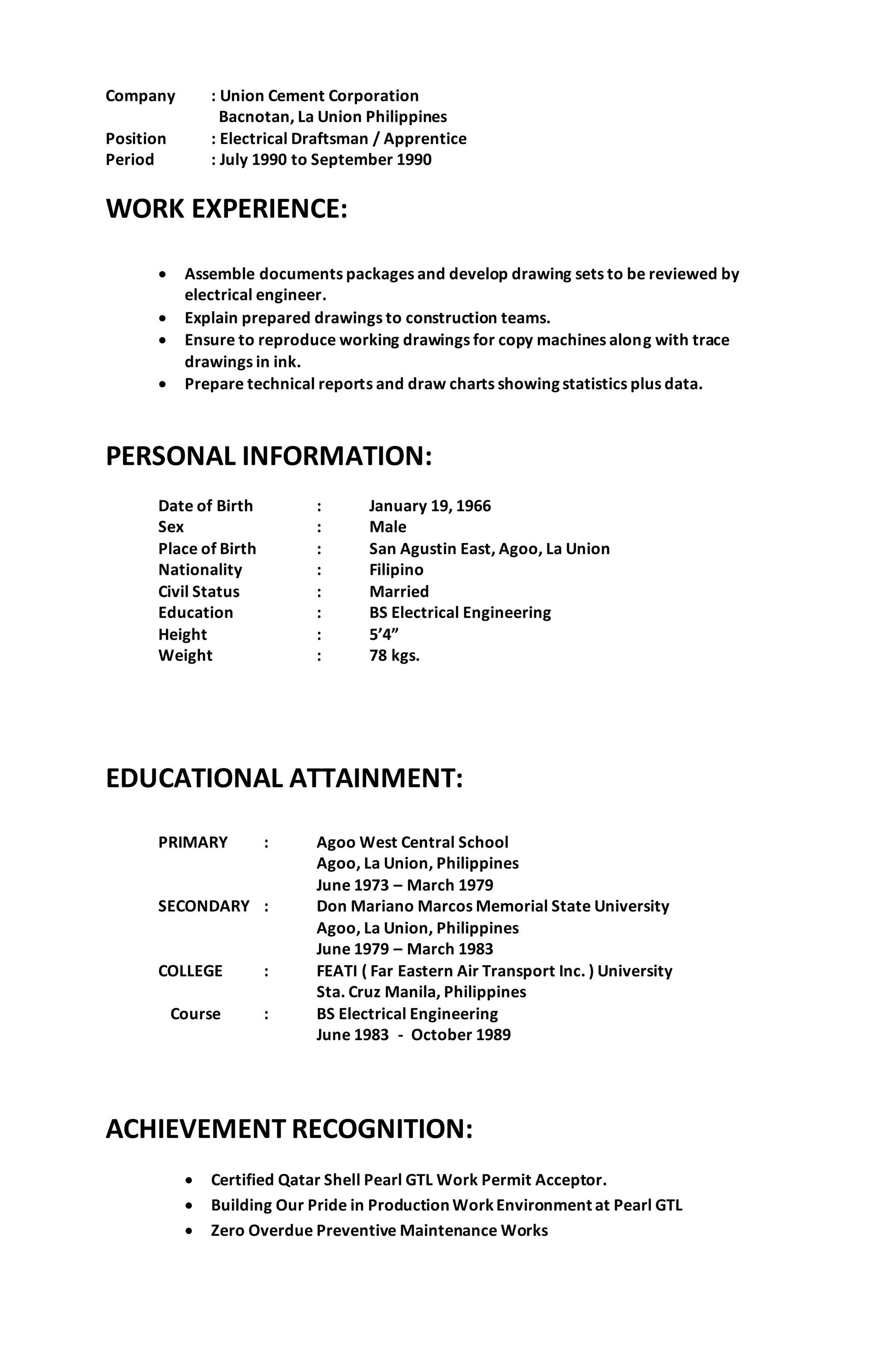 Mario Gali Cv | PDF