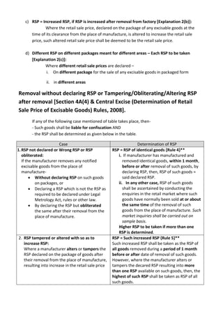 Section 4A Valuation Under Excise Laws | PDF | Business and Finance