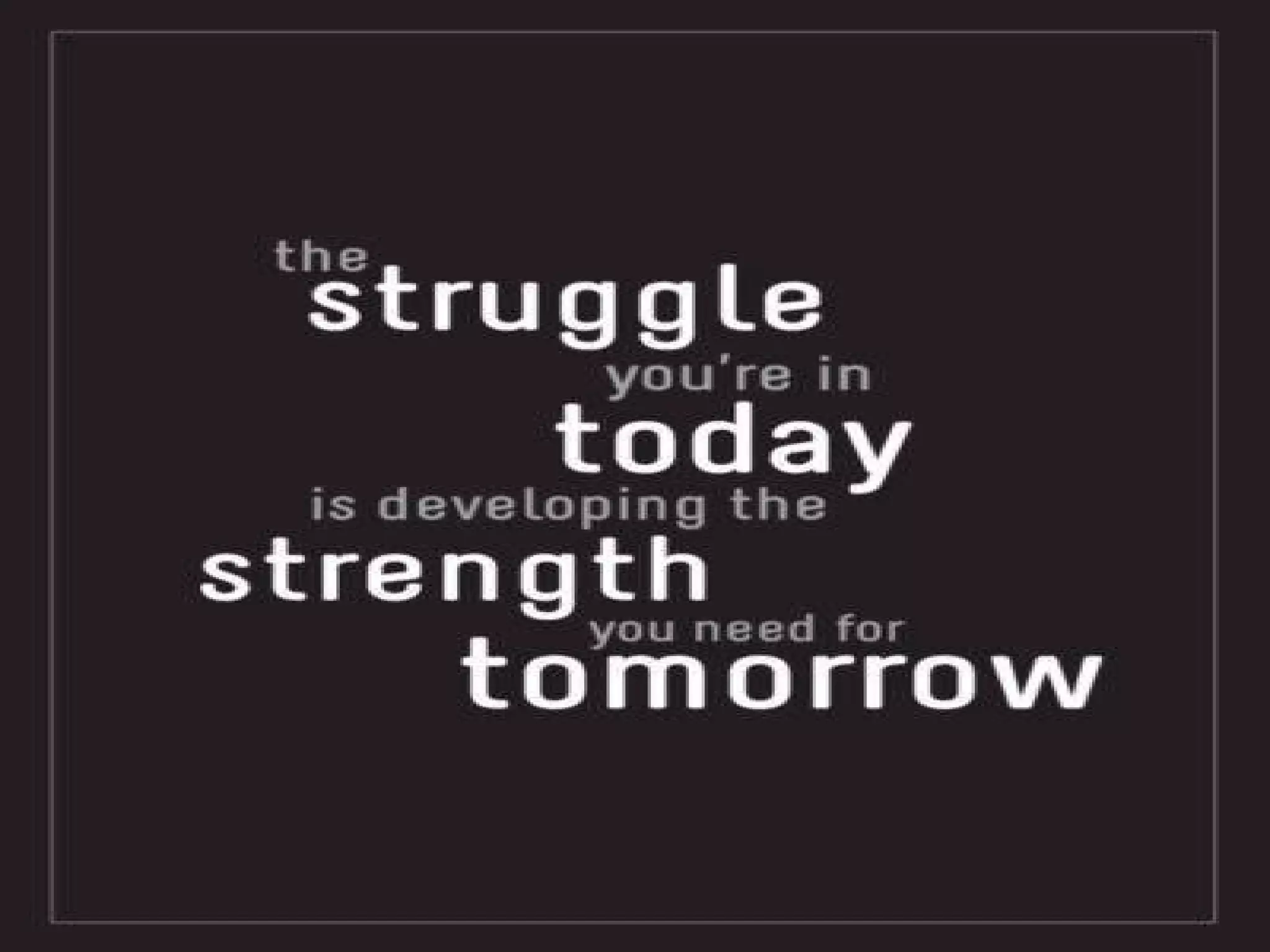 From Struggle to Success | PPT