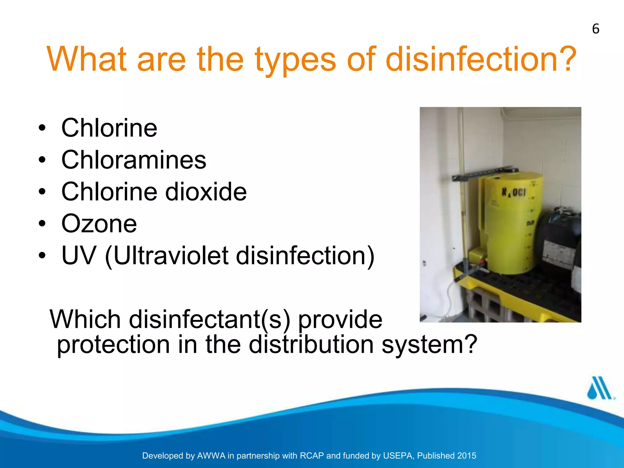 Final AWWA Workshop Module 3-Disinfection | PPTX