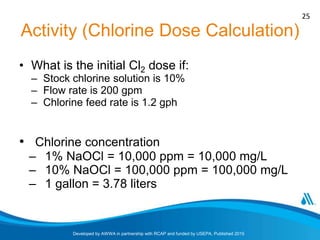 Final AWWA Workshop Module 3-Disinfection | PPTX