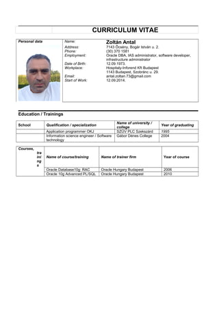 Antal_Zoltan_hun_eng_cv | PDF