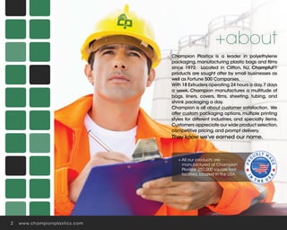 CHAMPION BROCHURE | PDF