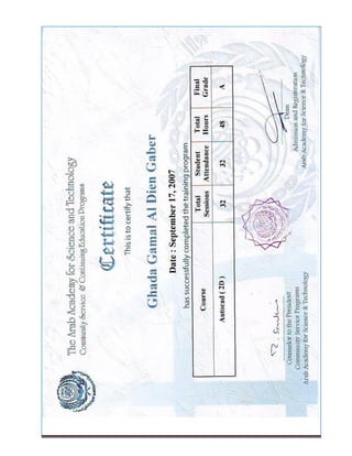 ghada gamal al-dIn PMP | PDF | Drawing and Sketching | Arts and Crafts