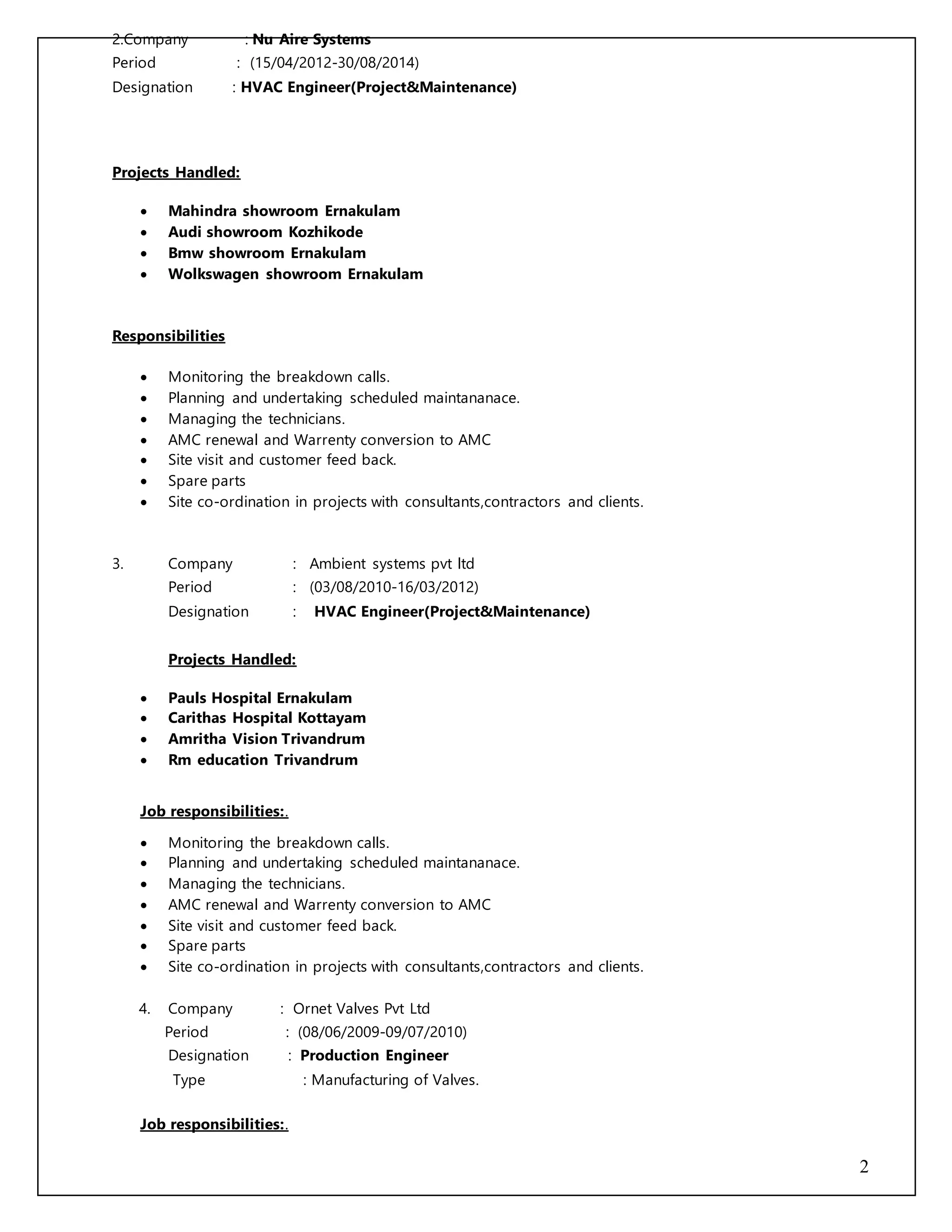 SUJITH RESUME (1) | PDF