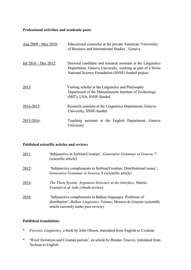 Curriculum Vitae(Eng) | PDF