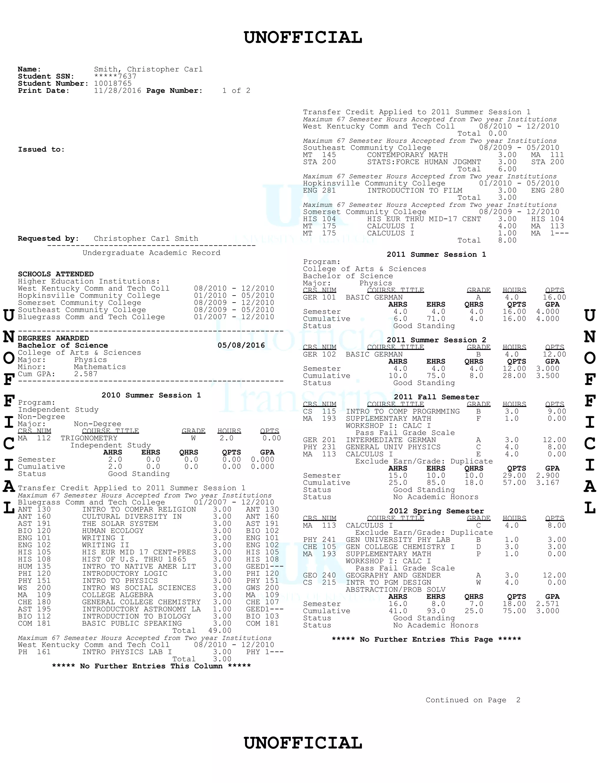 Smith_Christo_transcript | PDF