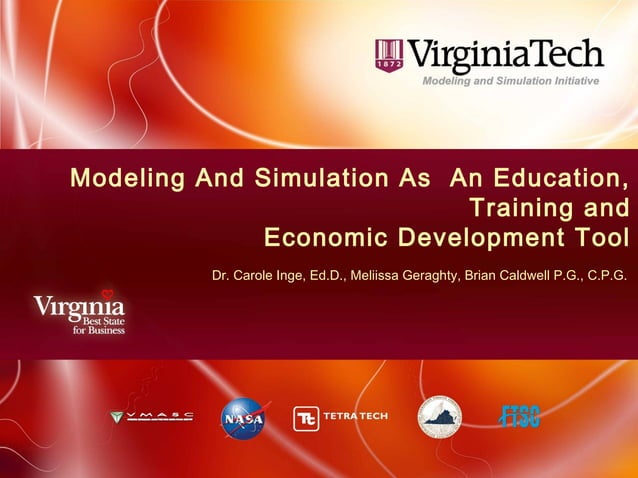 ModSim World Conference 2008 (BC Sept1 16) | PPT