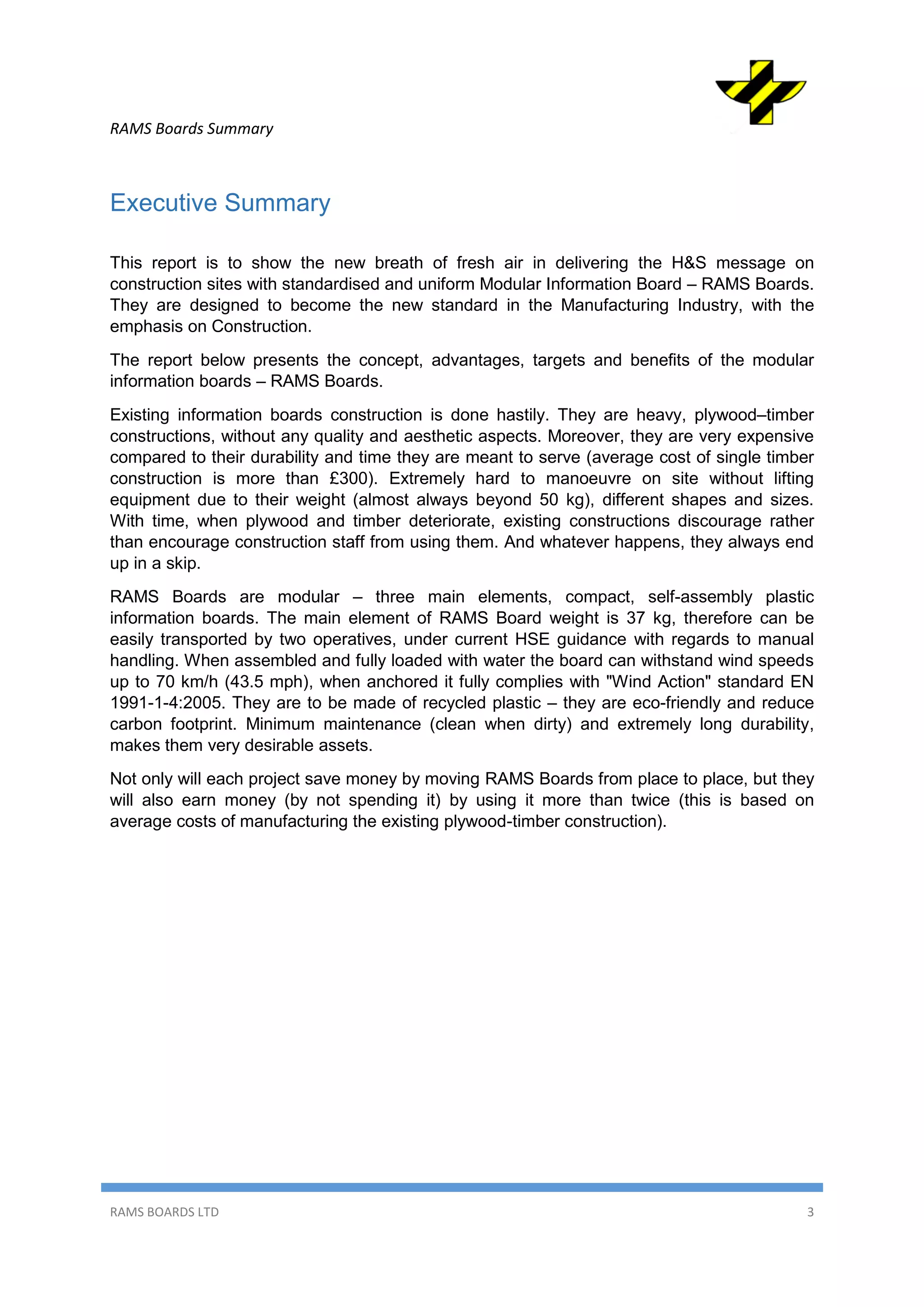 RAMS Boards - Summary | PDF