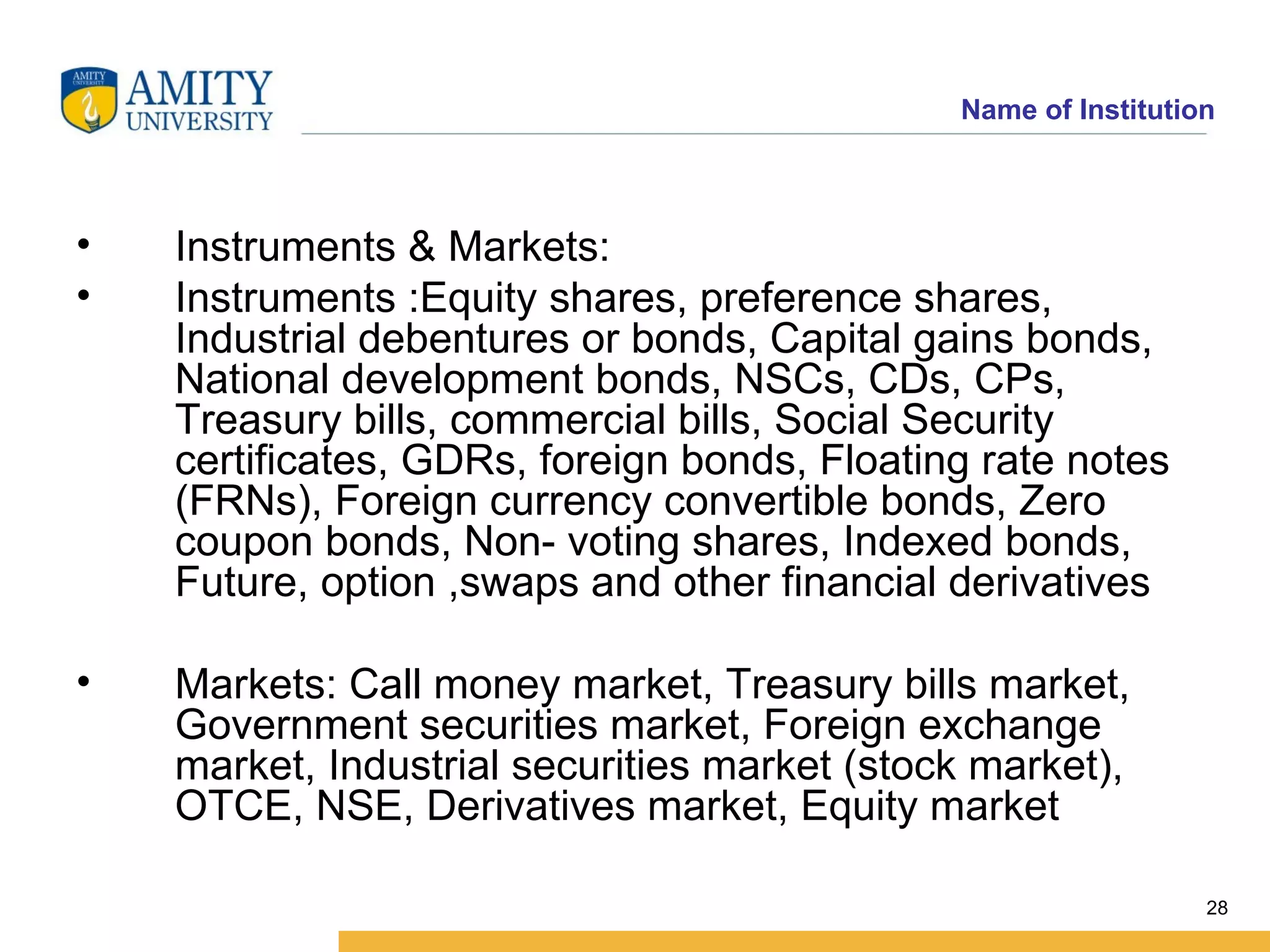 D55b3 Indian Financial System | PPT