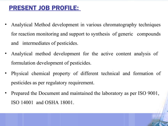 Kamlesh -Resume ppt | PPT