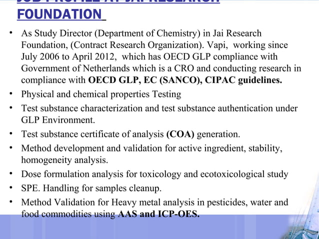 Kamlesh -Resume ppt | PPT