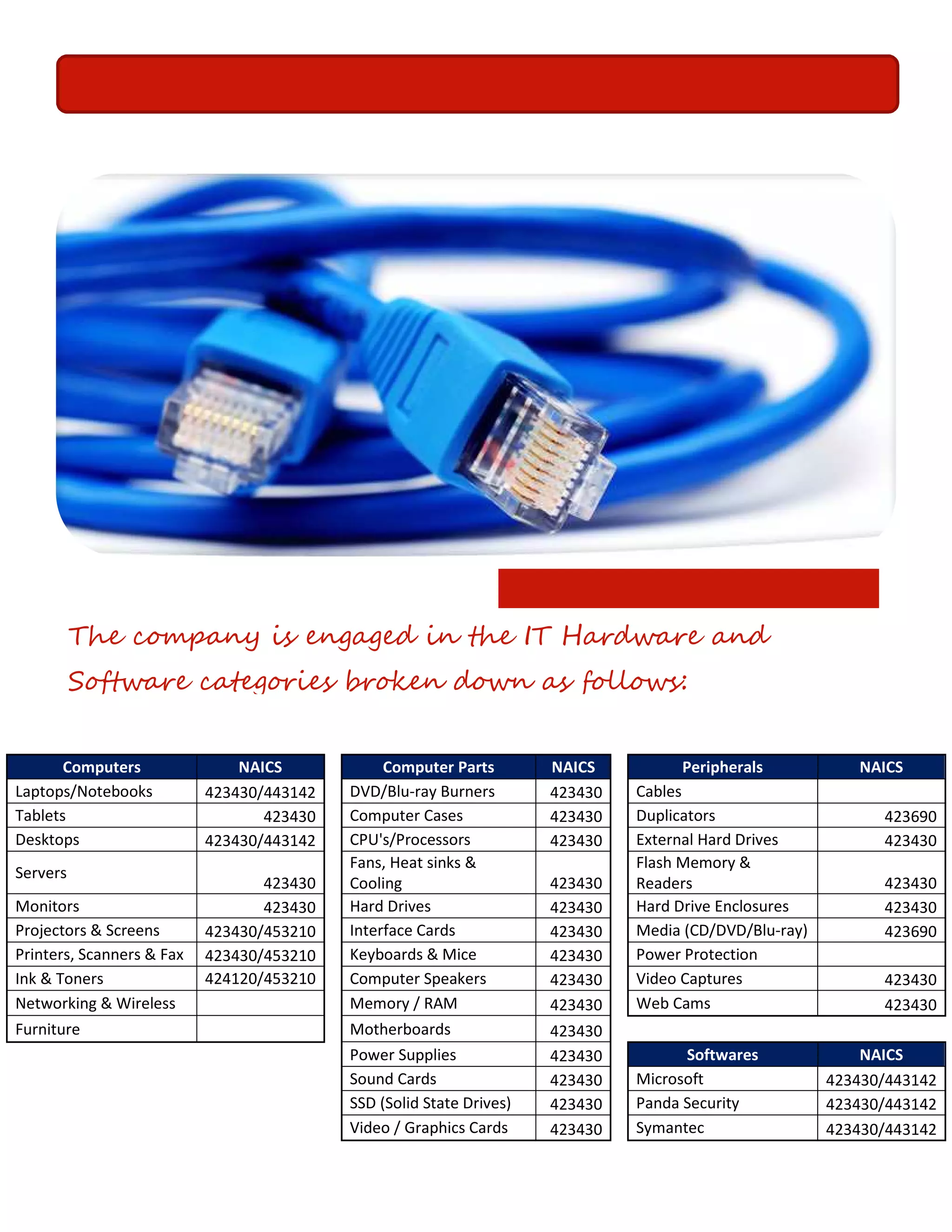 Capability Statement-Megatech | PDF | Computer Peripherals | Computing