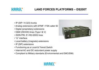 KAREL MILITARY PRODUCTS | PPT