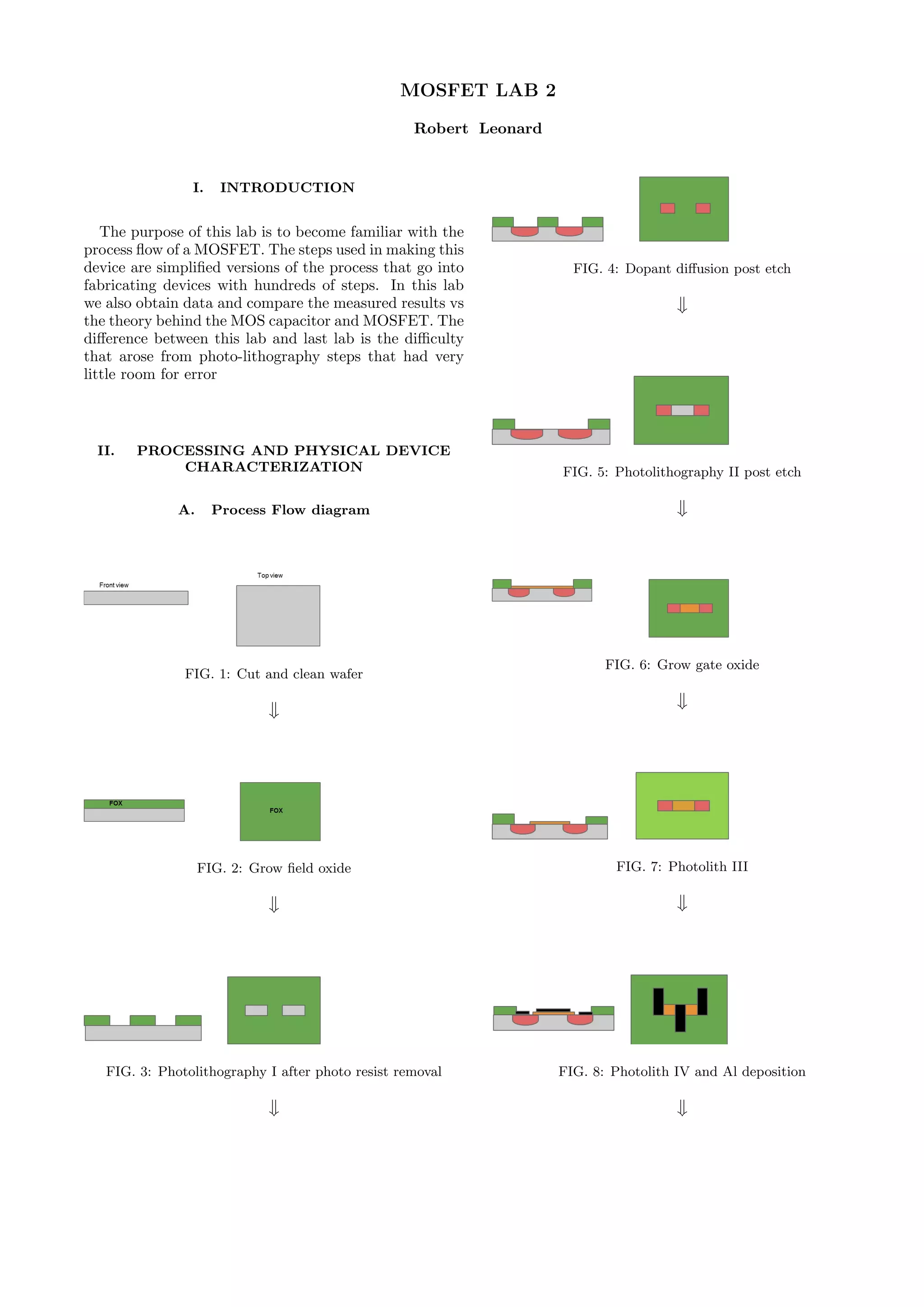 MOSFET Fabrication | PDF