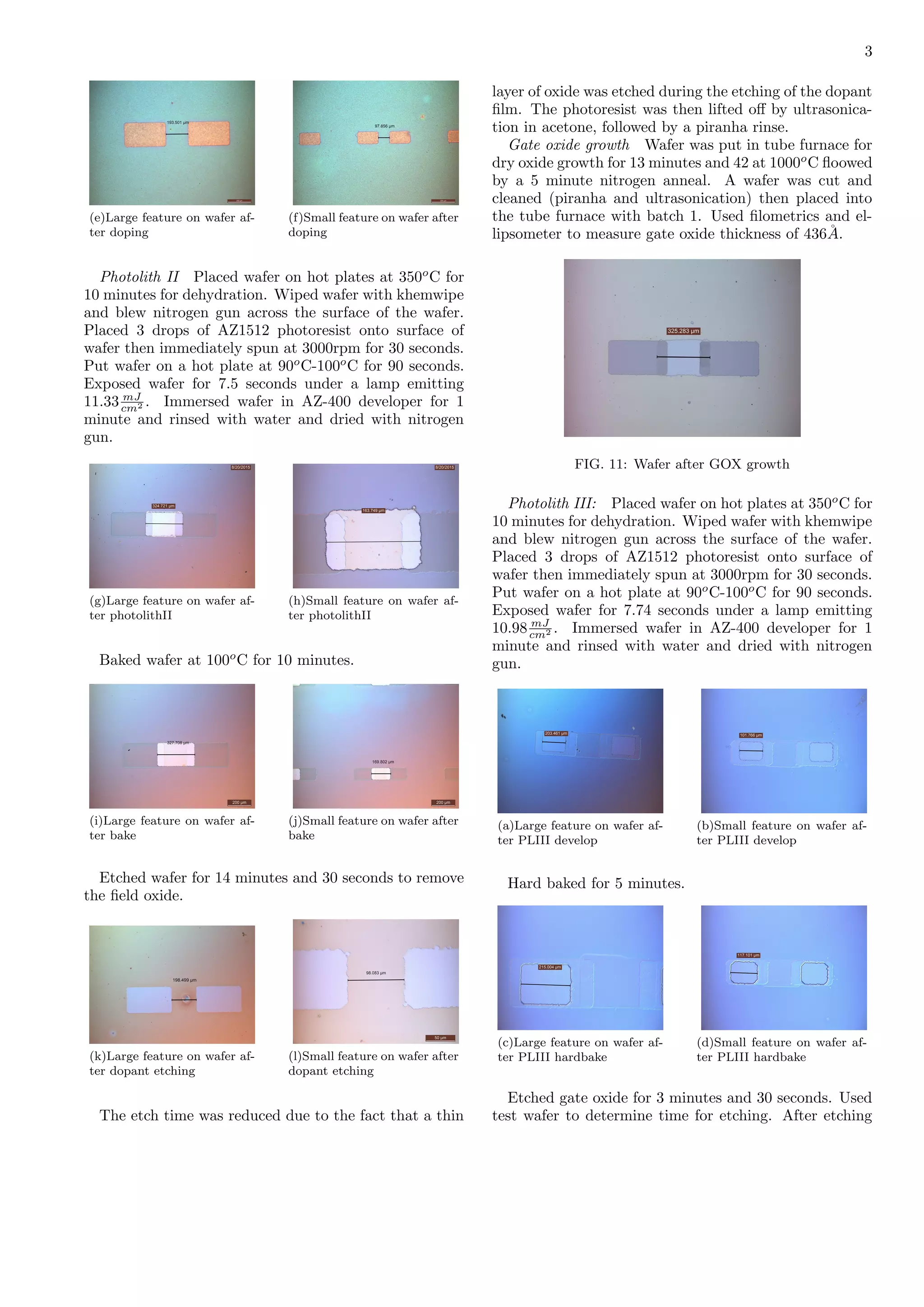 MOSFET Fabrication | PDF