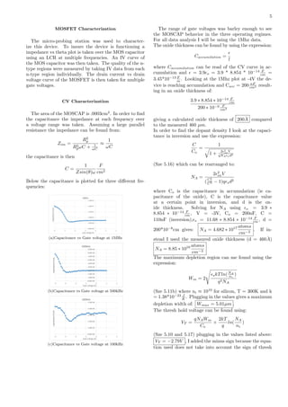 MOSFET Fabrication | PDF