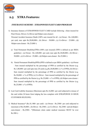 XTRA POWER FLEET CARD MARKET SURVEY | PDF