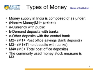 D5699 Types Of Money | PPT