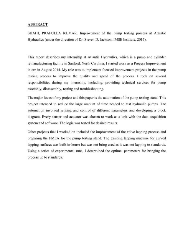 IMSE report-Prafulla Shahi | PDF