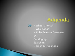 Introduction to Koha | PPTX