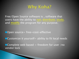 Introduction to Koha | PPTX