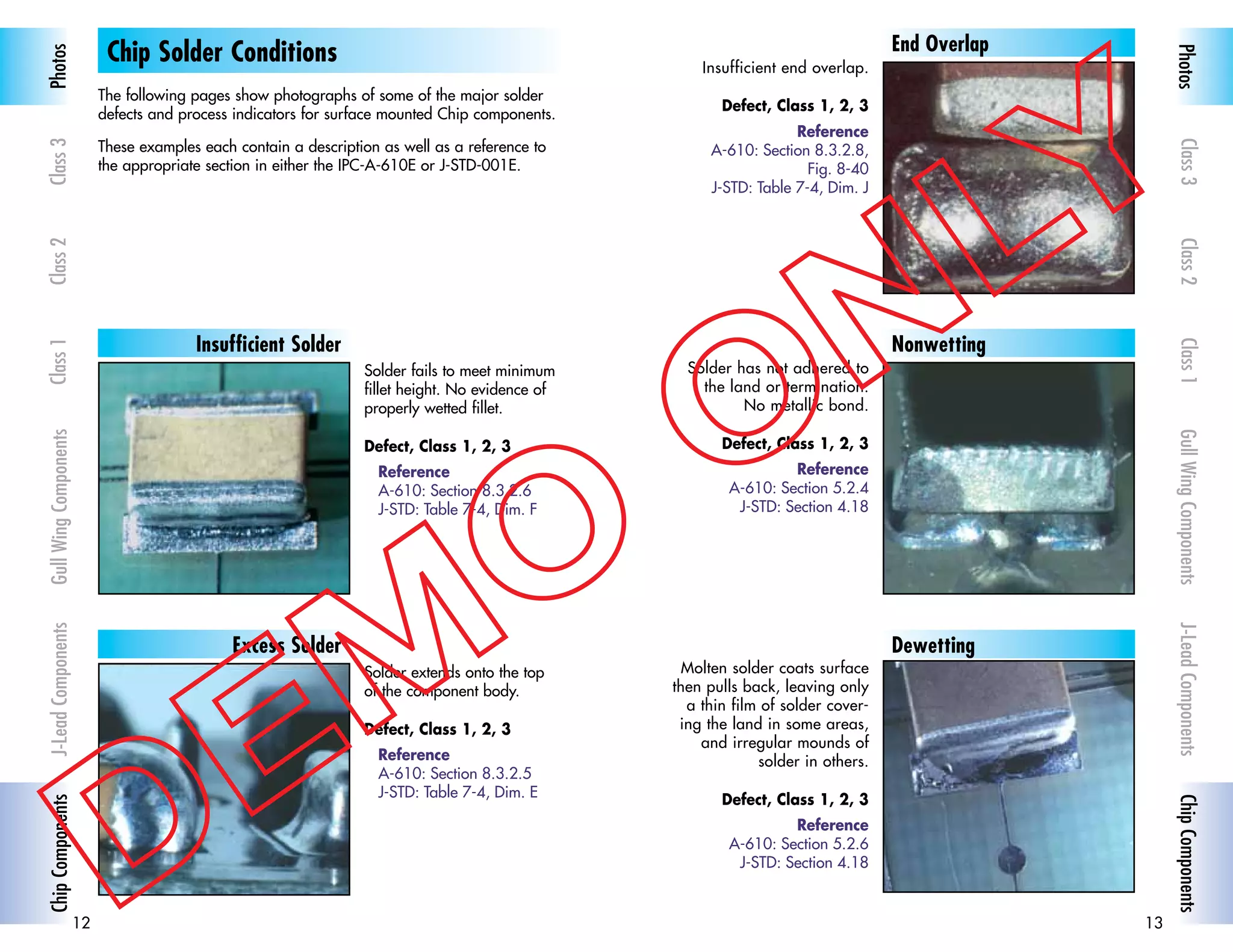 SOLDER FILLET STANDARDS DEMO BOOKLET DEFINITIONS | PDF