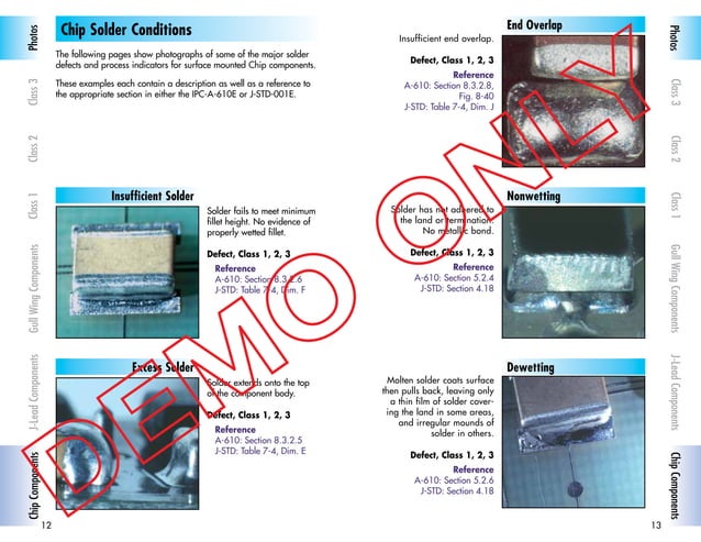 SOLDER FILLET STANDARDS DEMO BOOKLET DEFINITIONS | PDF