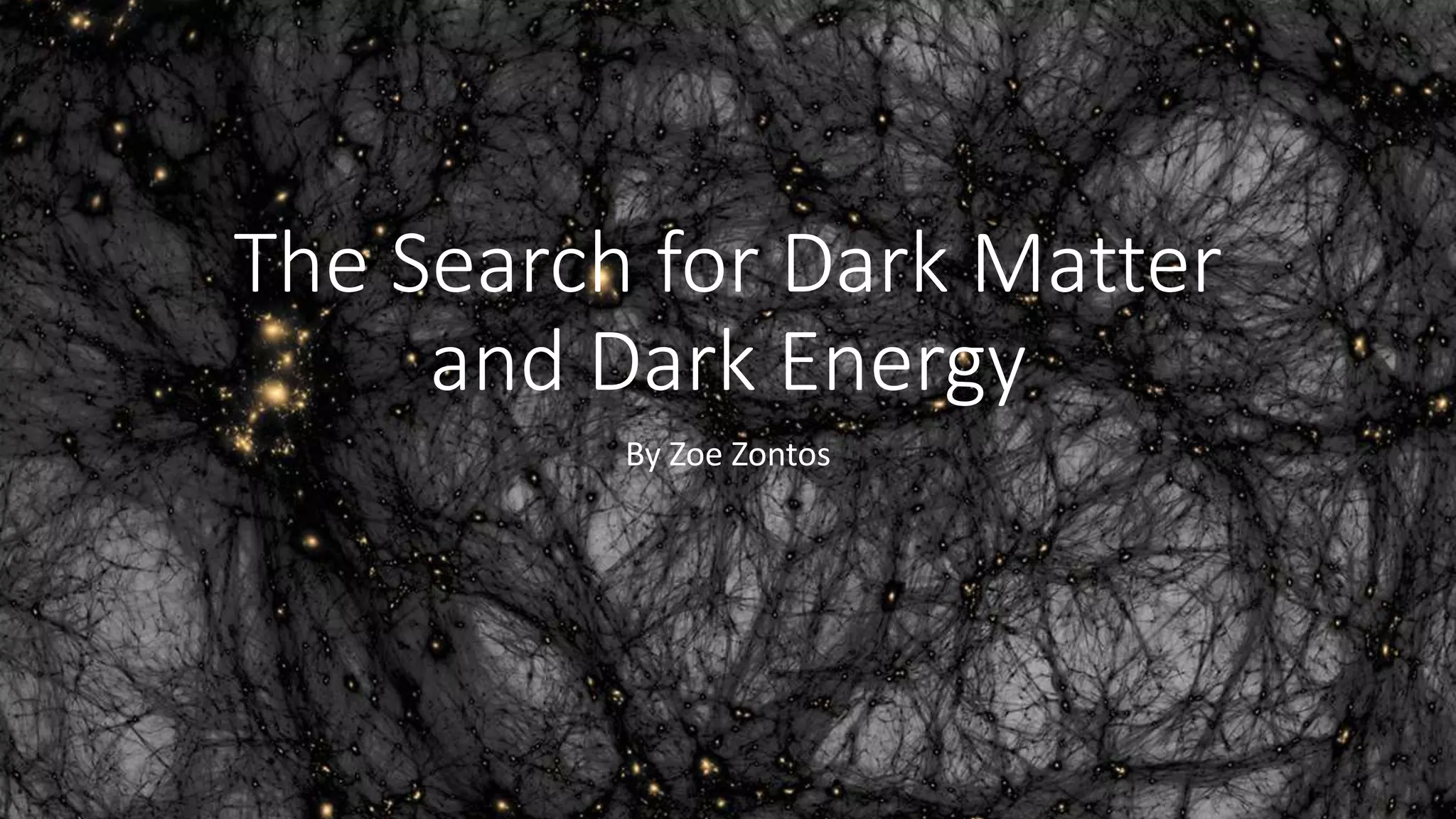 Dark Matter:Energy | PPTX
