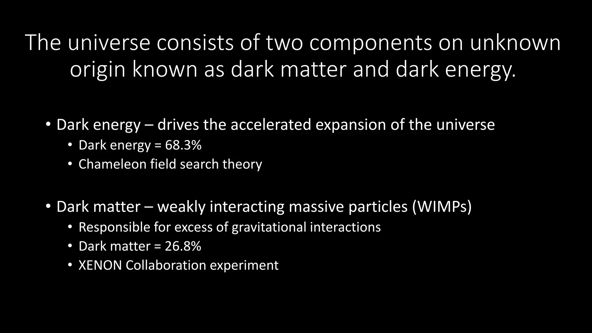 Dark Matter:Energy | PPTX