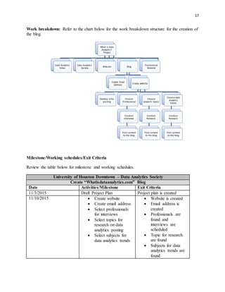 Data Analytics Project Plan | DOCX