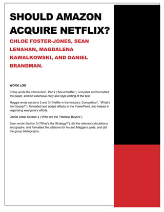 Netflix Final Draft | PDF