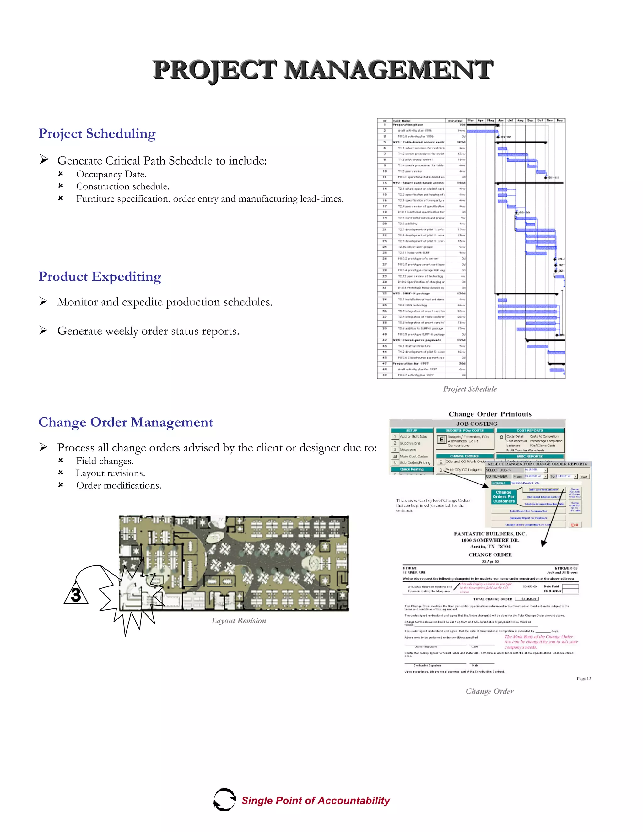 Project Management Services | PDF