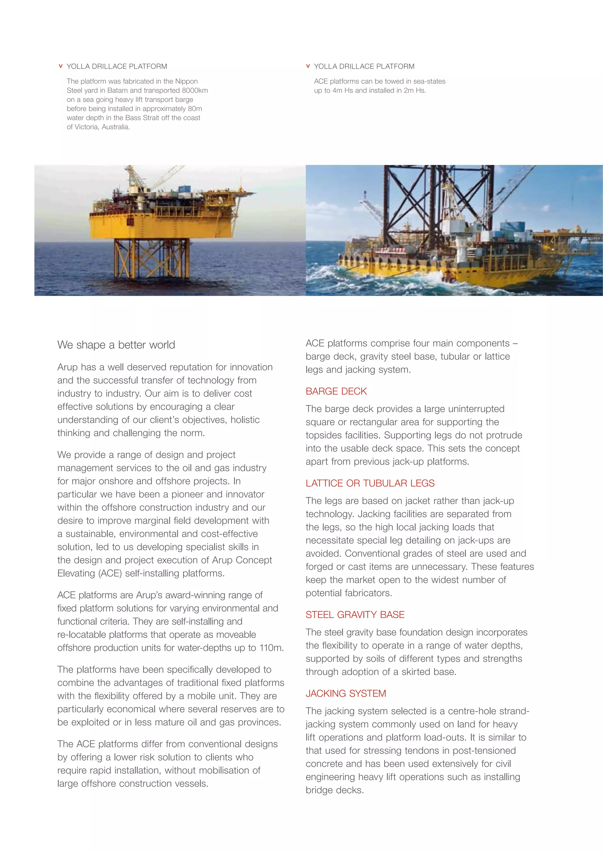 ArupConceptElevatingACEPlatformsbrochurecopyrightArup | PDF