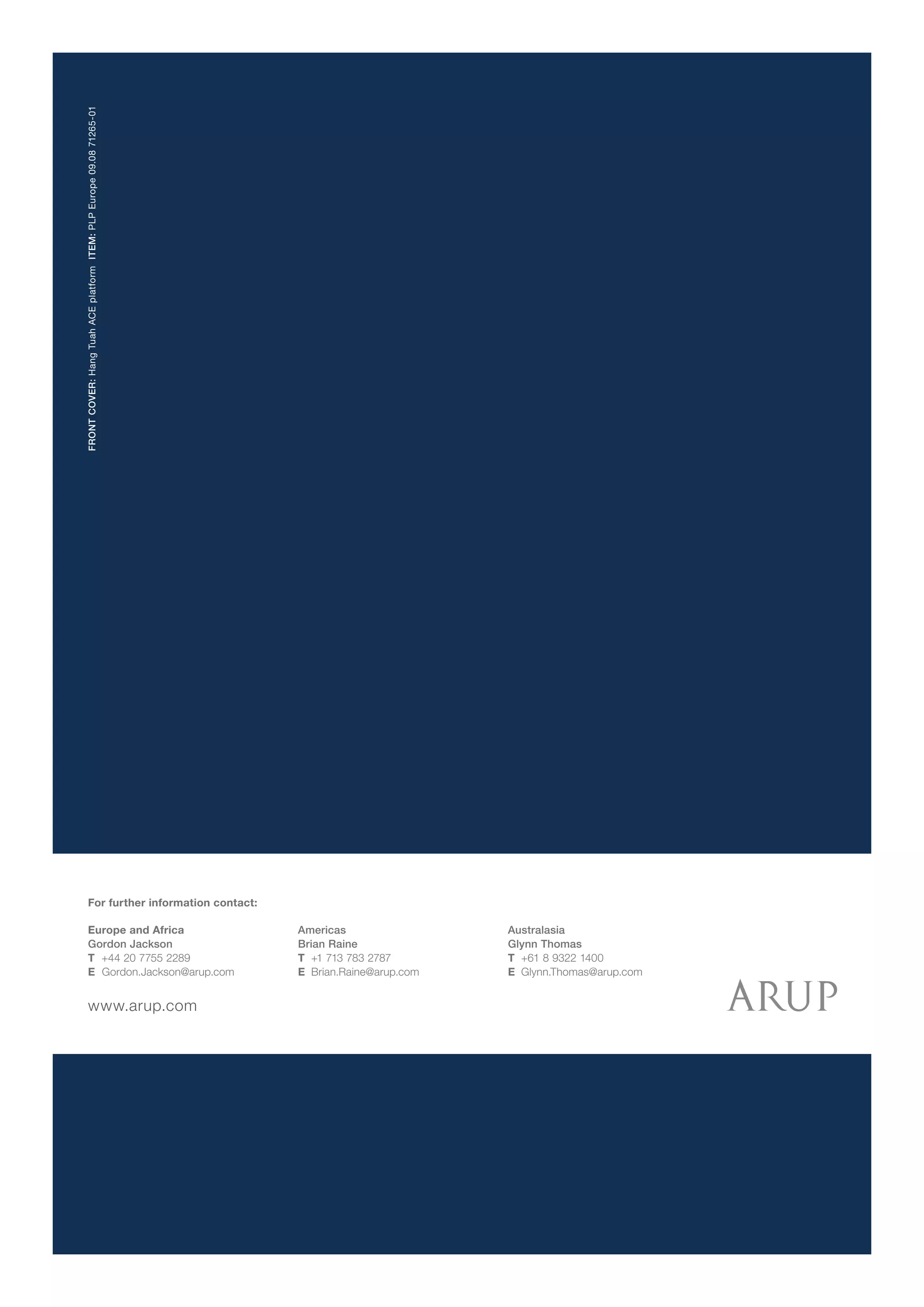 ArupConceptElevatingACEPlatformsbrochurecopyrightArup | PDF