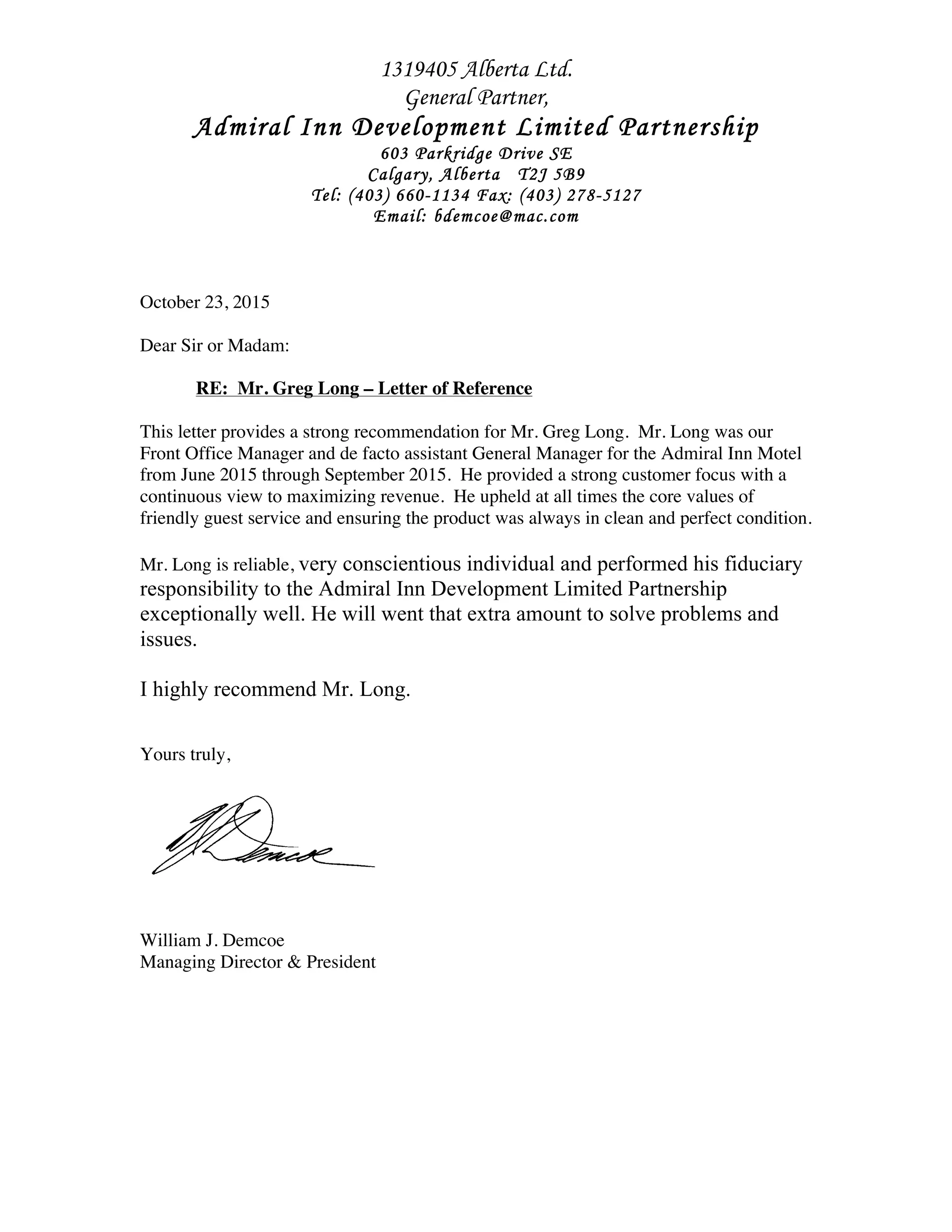 AIDLP G. Long letter | PDF