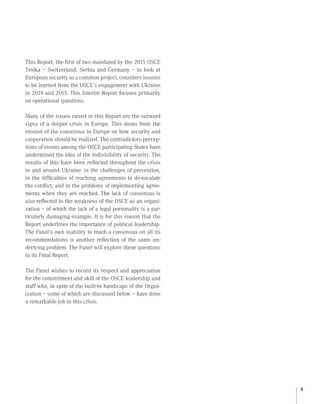 Panel of Eminent Persons_Lessons learned for the OSCE from its ...