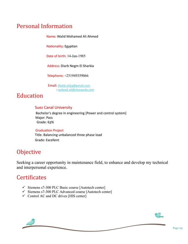 Walid Mohamed Ali Ahmed | PDF