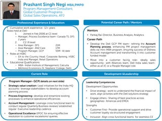 Talent Profile FY16- Prashant | PDF | Business Utilities | Business