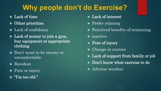 EXERCISE IS MEDICINE - final | PPTX