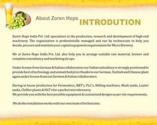 Zoren Hops Brewery | PDF