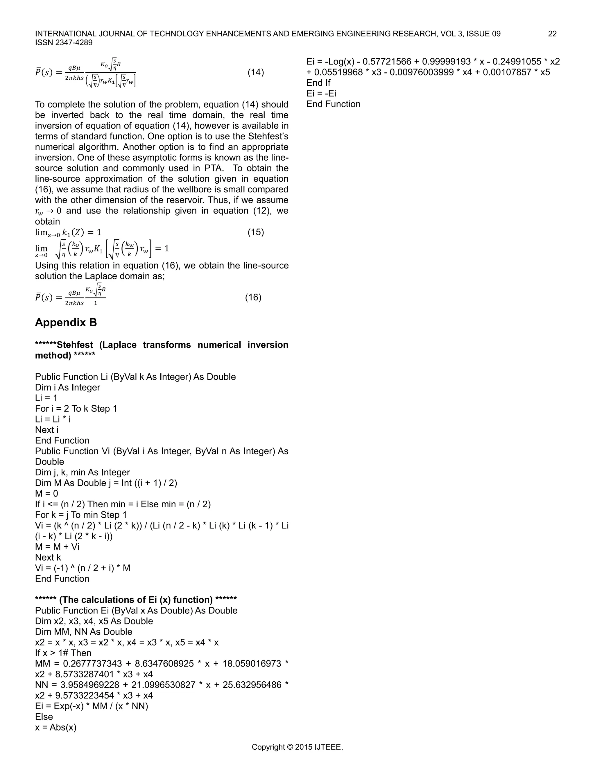 Application-Of-Laplace-Transform-To-Pressure-Transient-Analysis-In-A ...