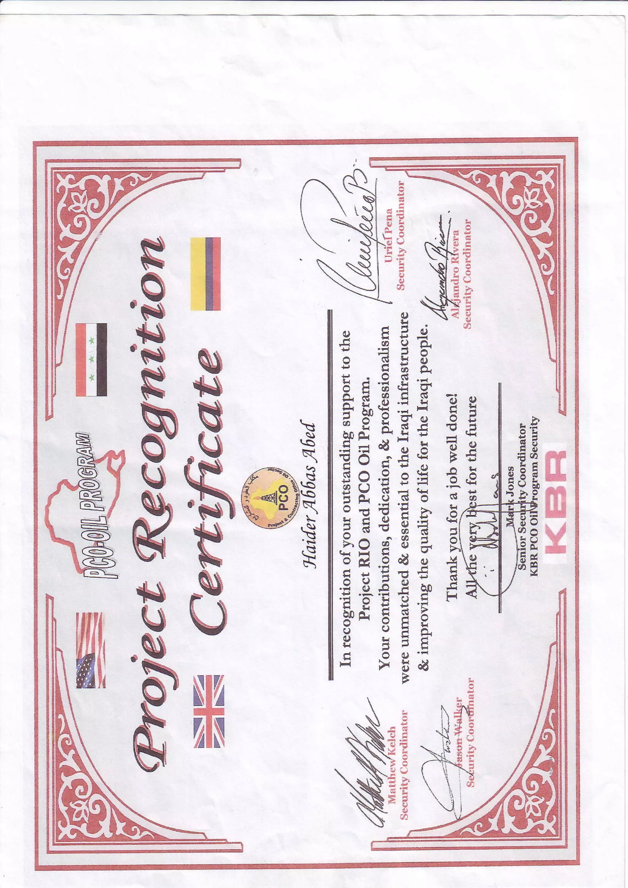 KBR Certificate .PDF