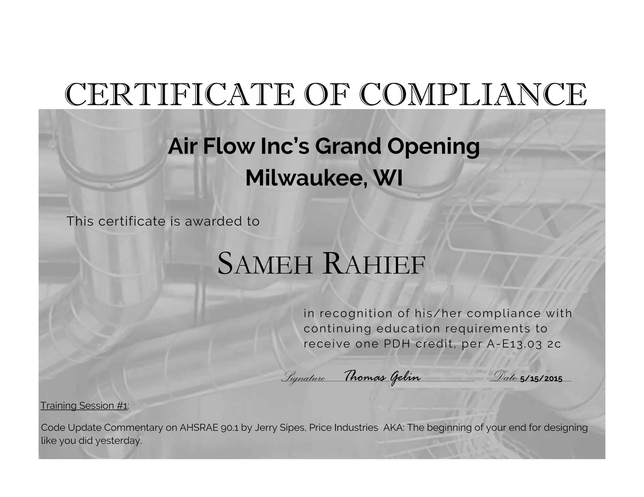 TS1 PDH certificate SR | PPT